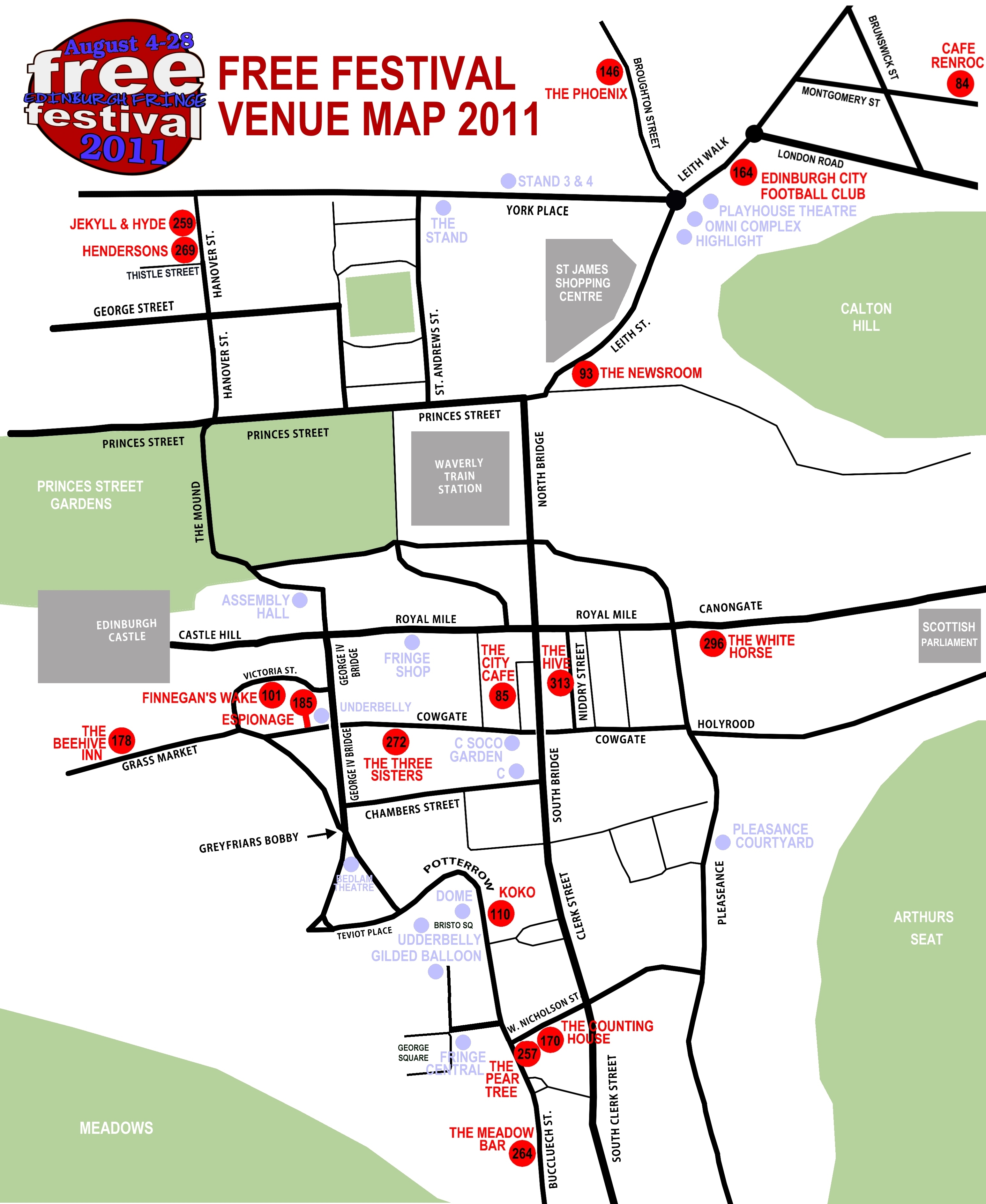 Free Edinburgh Fringe Festival - Performers Downloads